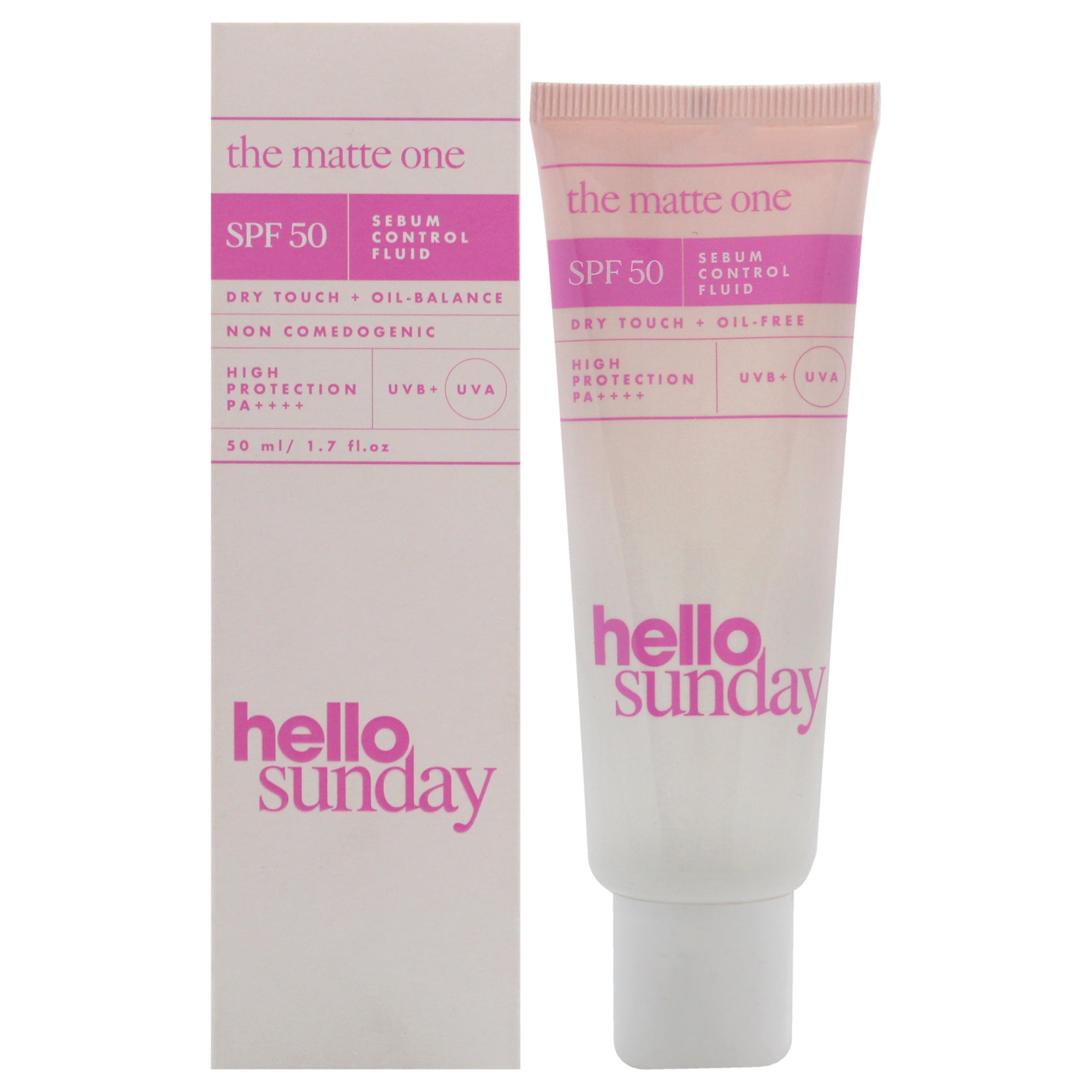 The Matte One Sebum Control Fluid SPF 50 by Hello Sunday for Unisex - 1 ...
