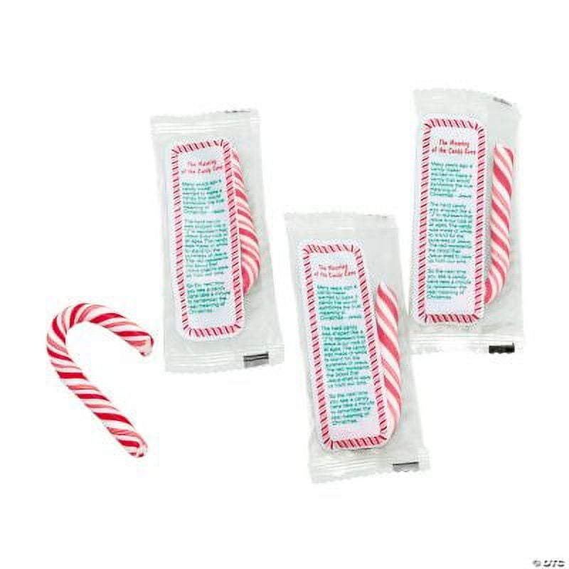 Religious Christmas Candy Canes, Individually Wrapped with Message, 40 ...