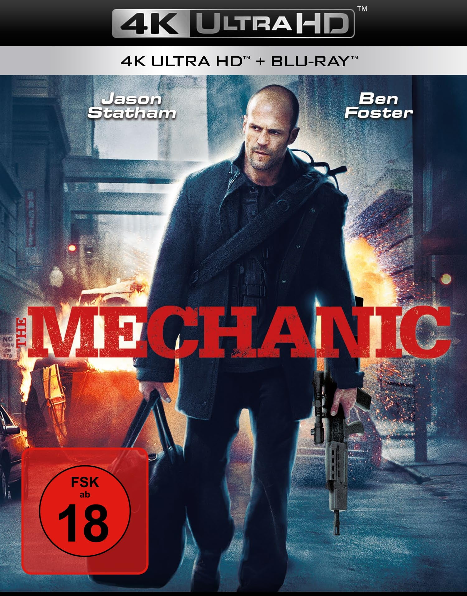The Mechanic (4K Ultra HD) (+ Blu-ray) (4K Ultra HD) Jason Statham Ben ...