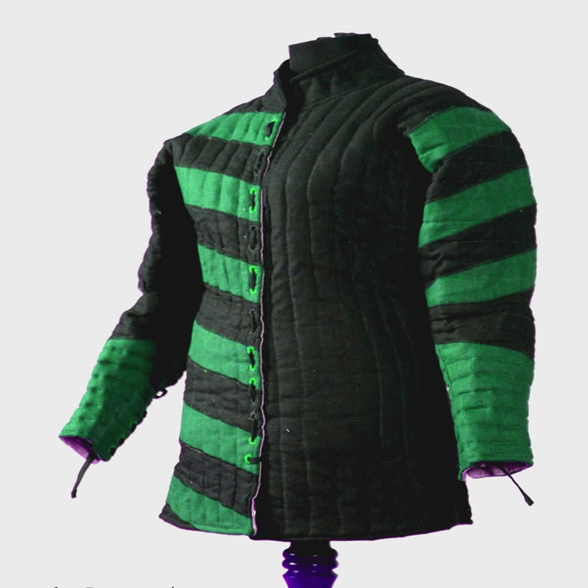 The Medievals Men Fancy Dress Gambeson Thick Padded Coat Aketon Jacket ...