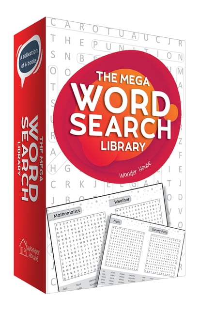 The Mega Word Search Library : Gift Boxset For Kids (A Collection of 6 ...