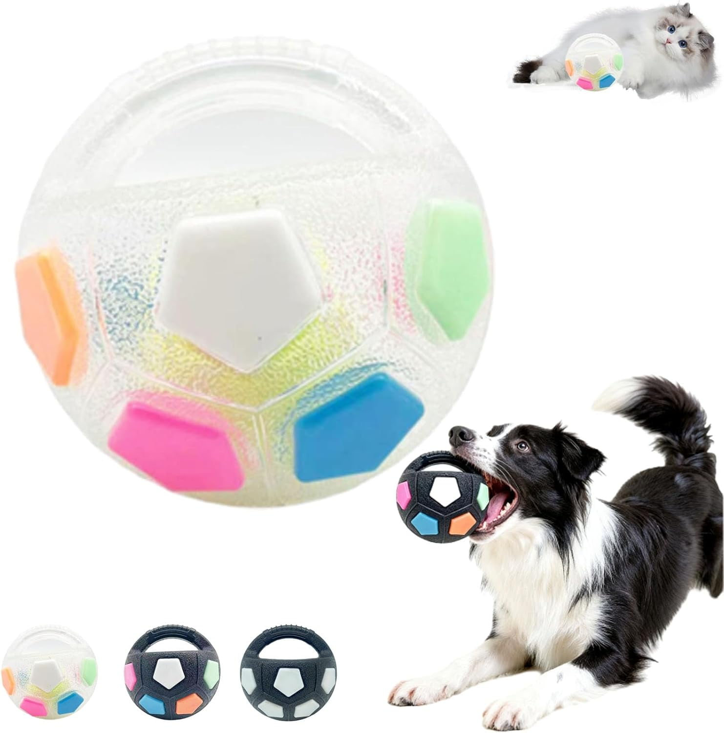 The Mellow Dog Calming Ball, Interactive Toss for Small Medium Large ...