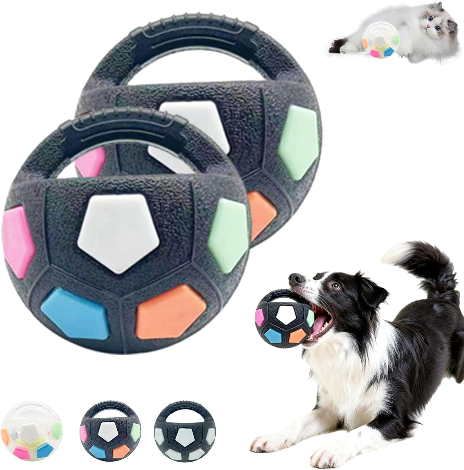 The Mellow Dog Calming Ball, Interactive Toss for Small Medium Large ...