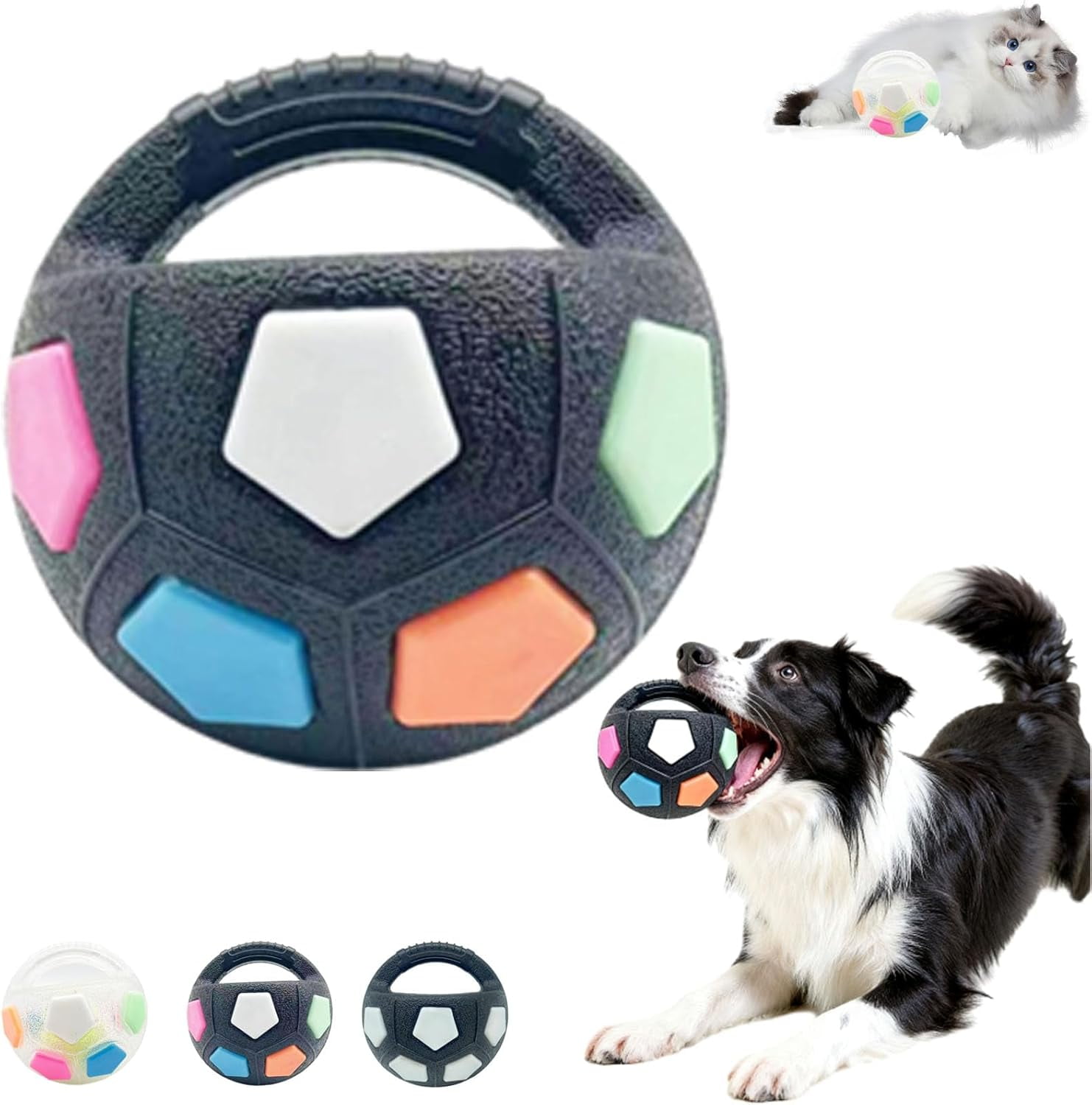 The Mellow Dog Calming Ball, Interactive Toss for Small Medium Large ...