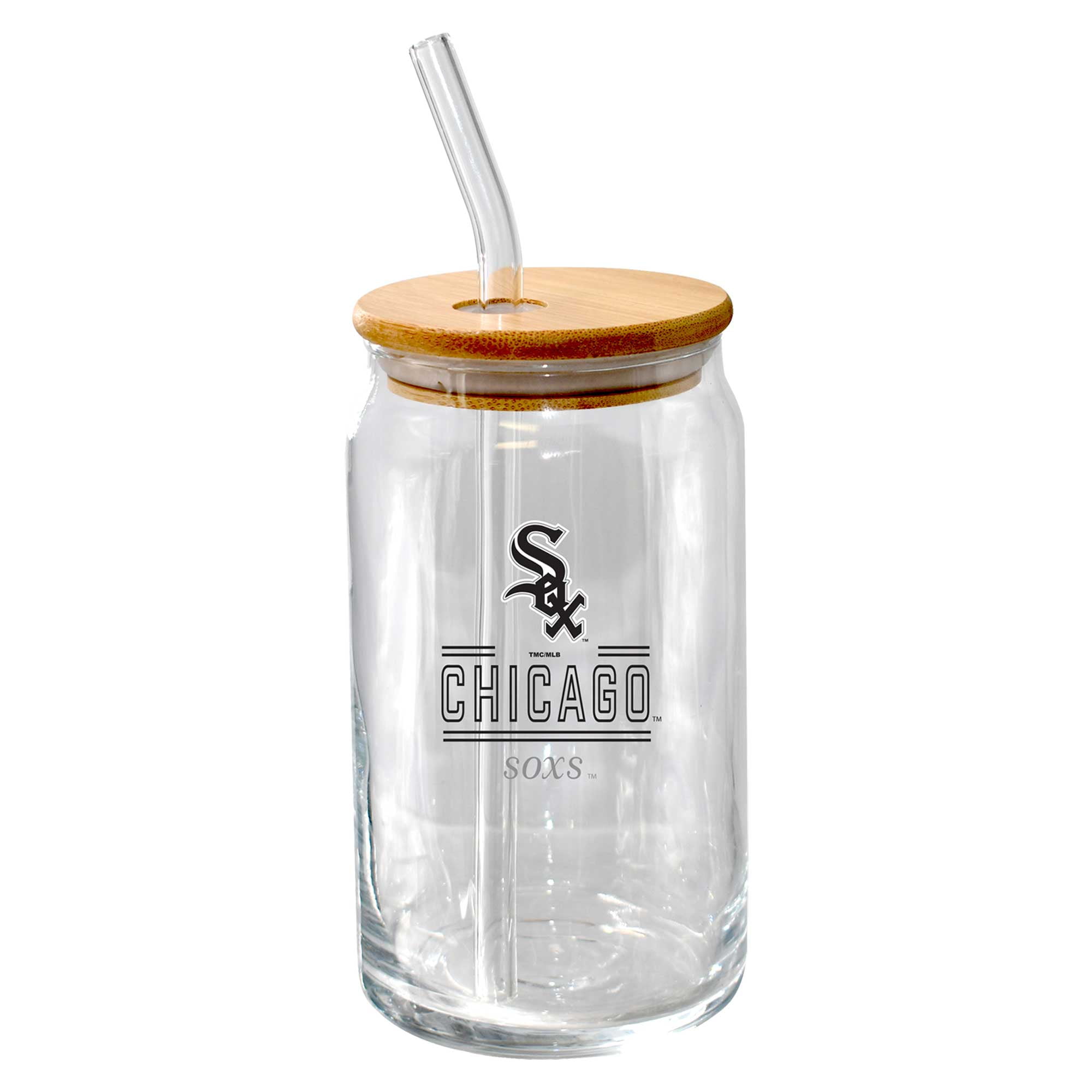 The Memory Company Chicago White Sox 16oz. Classic Crew Beer Glass with ...
