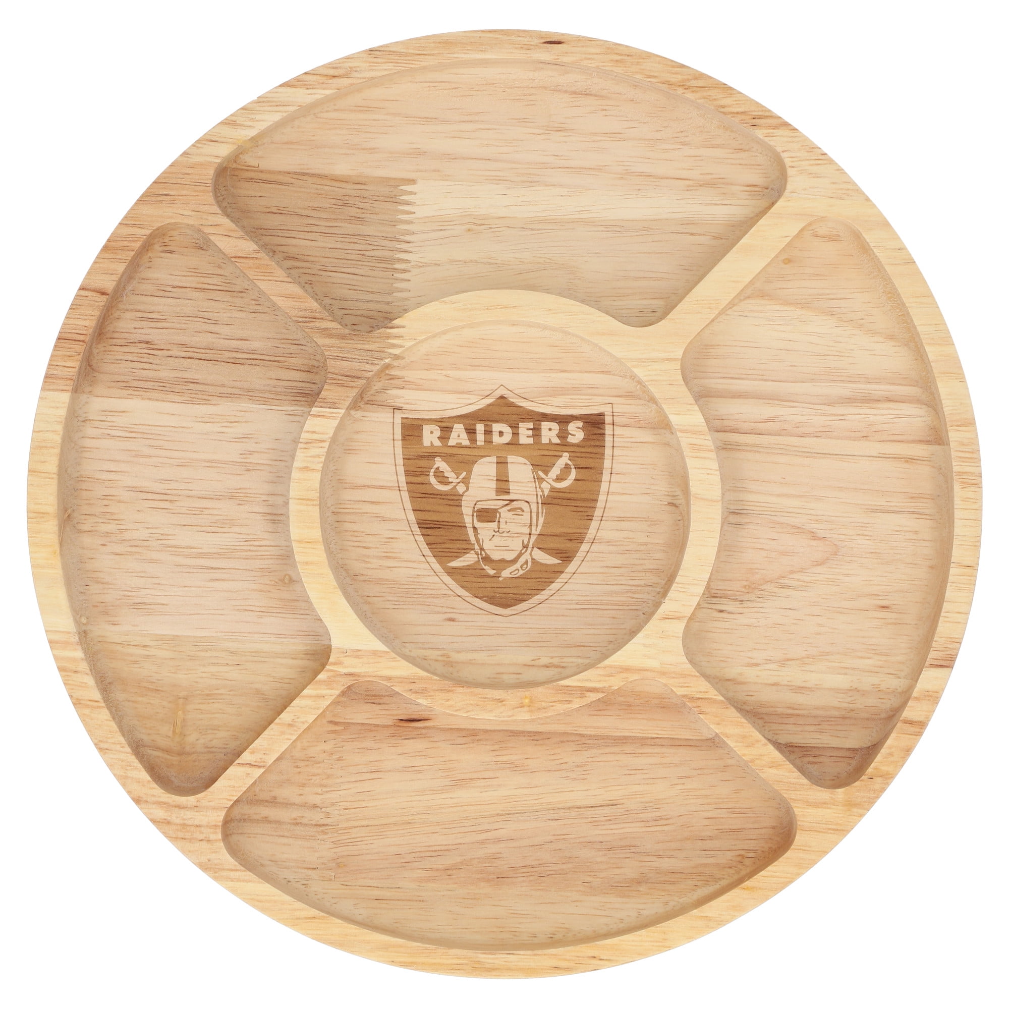 The Memory Company Las Vegas Raiders Wood Chip & Dip Serving Tray ...