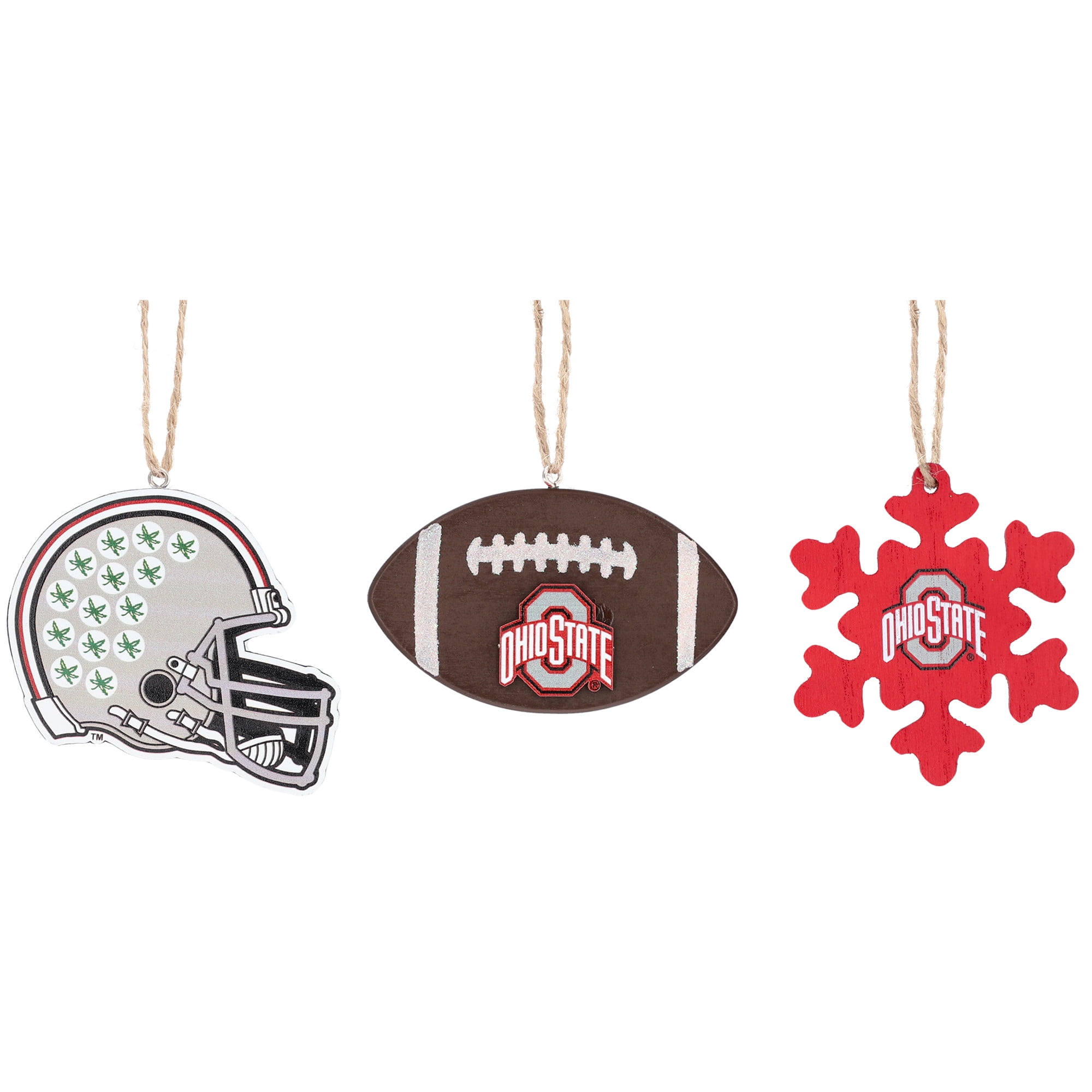 The Memory Company Ohio State Buckeyes Three-Pack Helmet, Football ...
