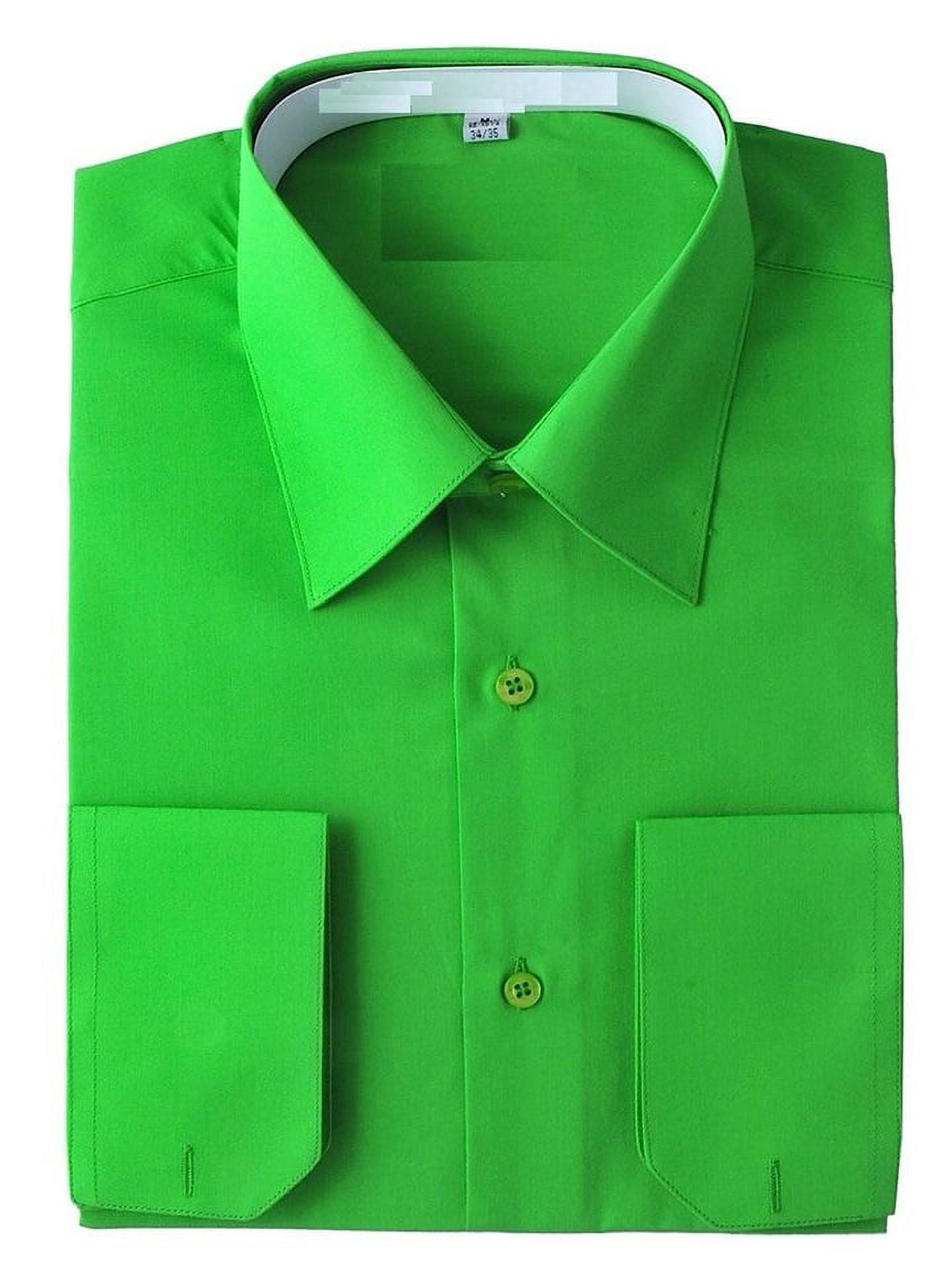 The Men's Shirts Regular Fit Solid Colors Dress Shirts - Walmart.com
