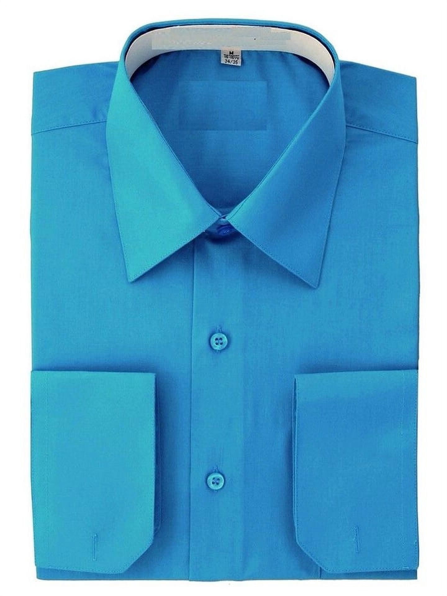 The Men's Shirts Regular Fit Solid Colors Dress Shirts - Walmart.com