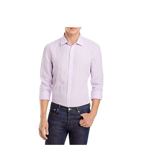 The Men's Store At Major Dept Store Regular Fit Gingham Linen Shirt ...