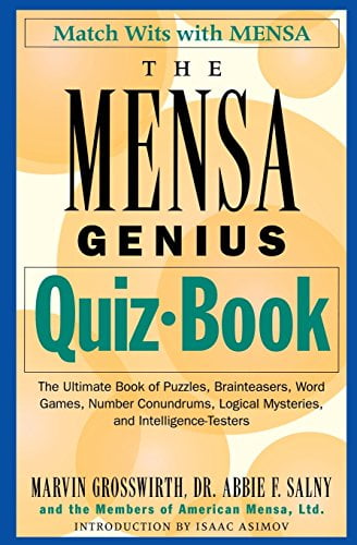 The Mensa Genius Quiz Book (Paperback) - Walmart.com