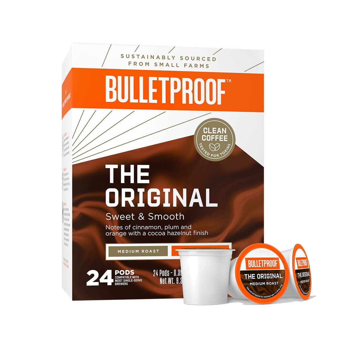 Bulletproof Original Medium Roast Single-Serve Pods, 24 Count, 100% ...