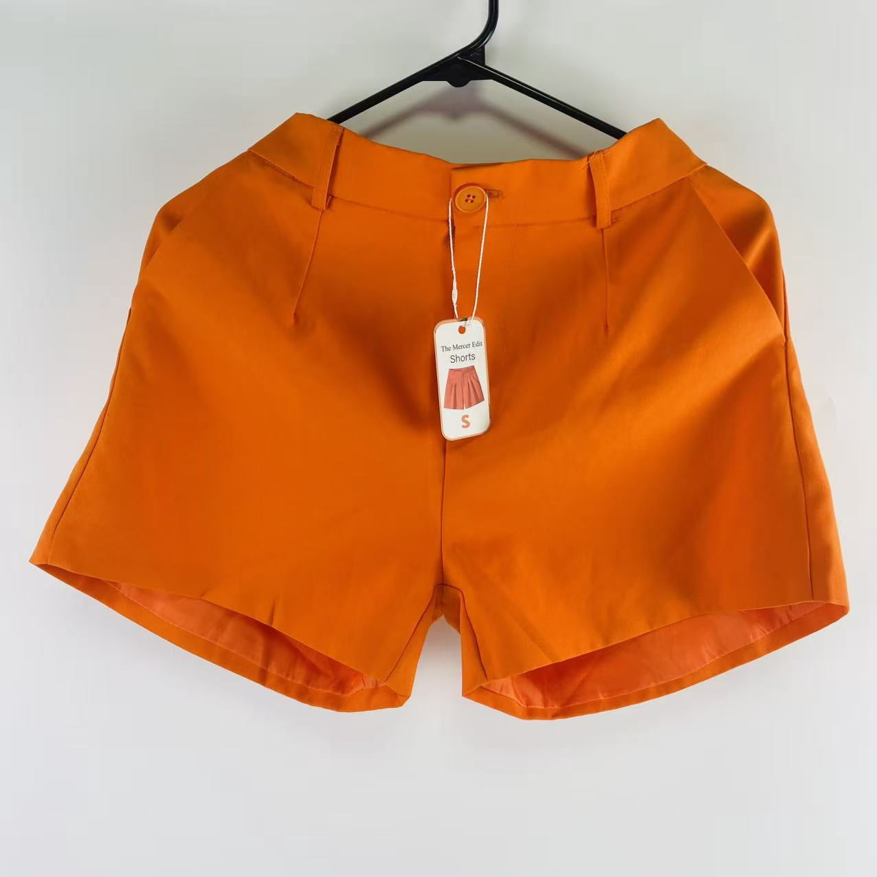 The Mercer Edit Shorts,Women's Casual High Waisted Wide Leg Bermuda ...