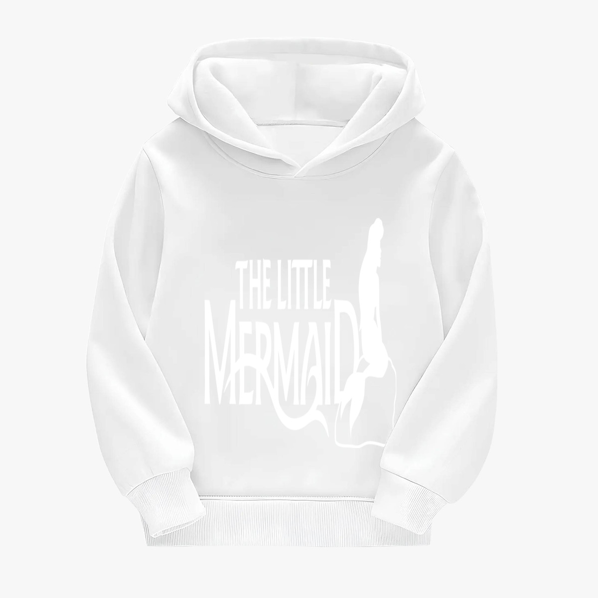 The Mermaid Hoodie with Cuffed Sleeves Anime Gifts for Boys Girls White ...