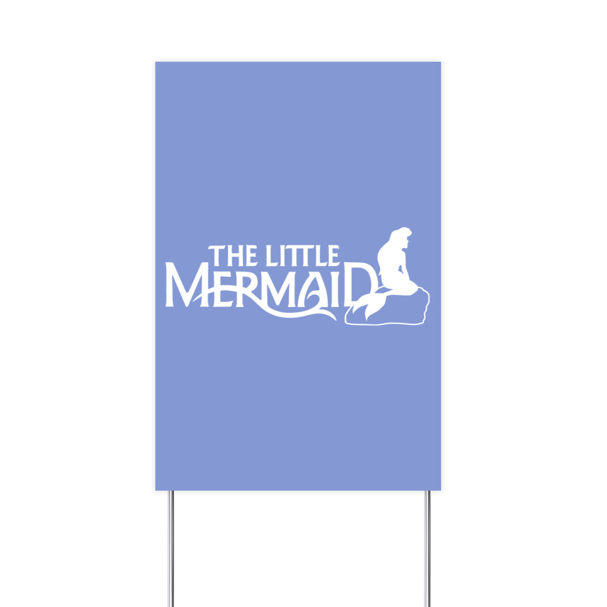 The Mermaid Vertical Yard Display Sign, 12 x 18 Inch Yard/Lawn ...