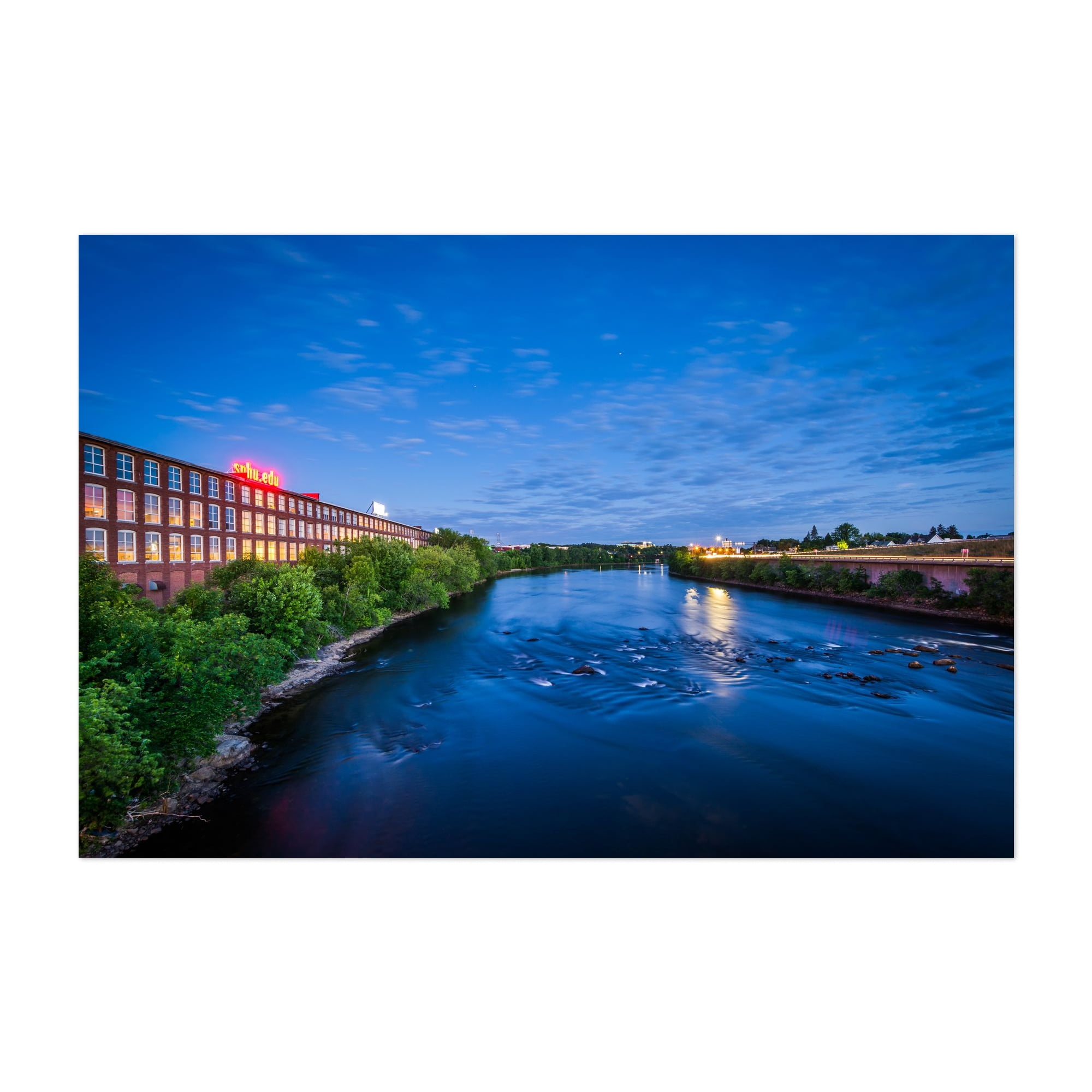 The Merrimack River - Manchester New Hampshire Photography Architecture ...