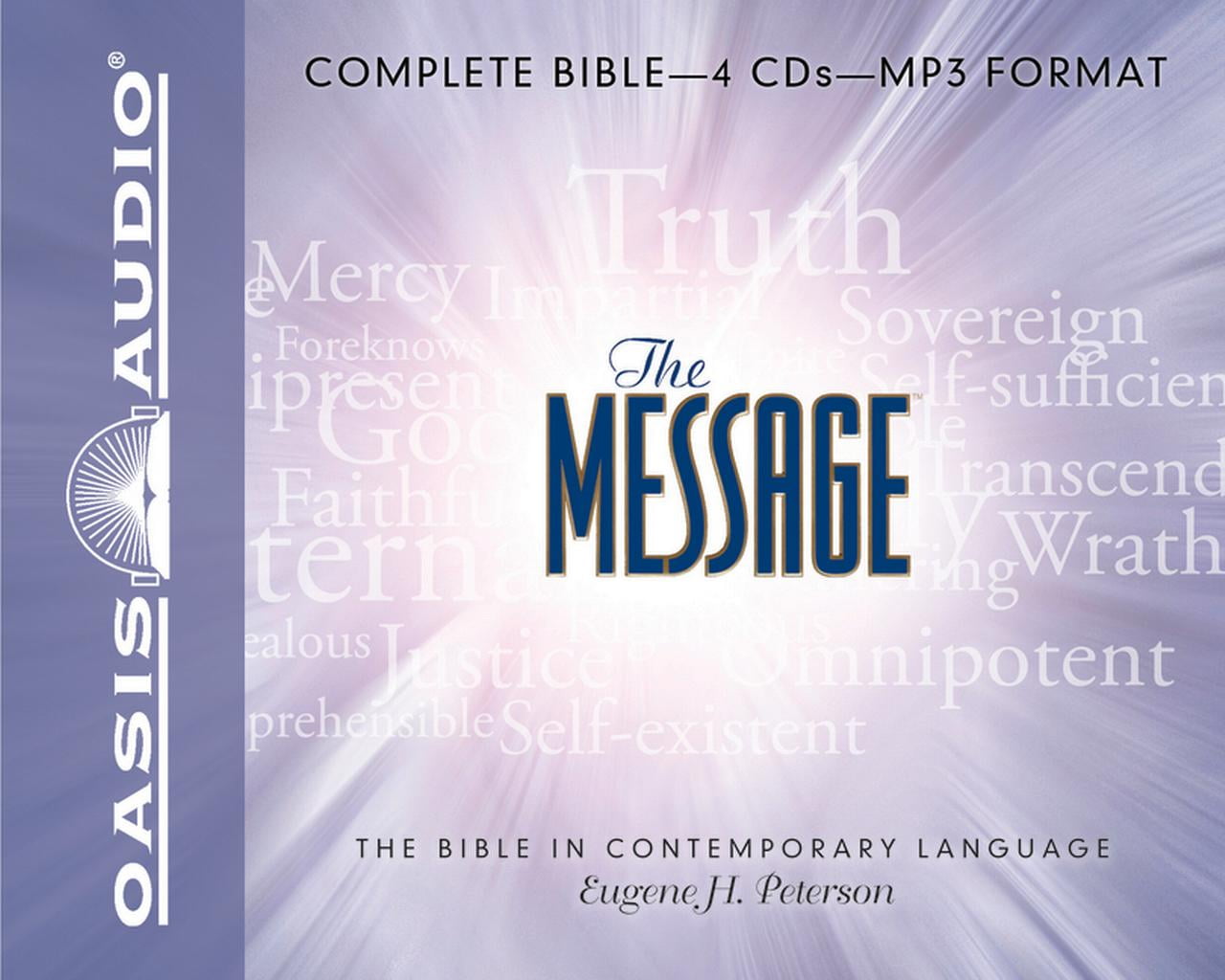 The Message Bible: Complete Audio Study Bible in Voice - Walmart.com