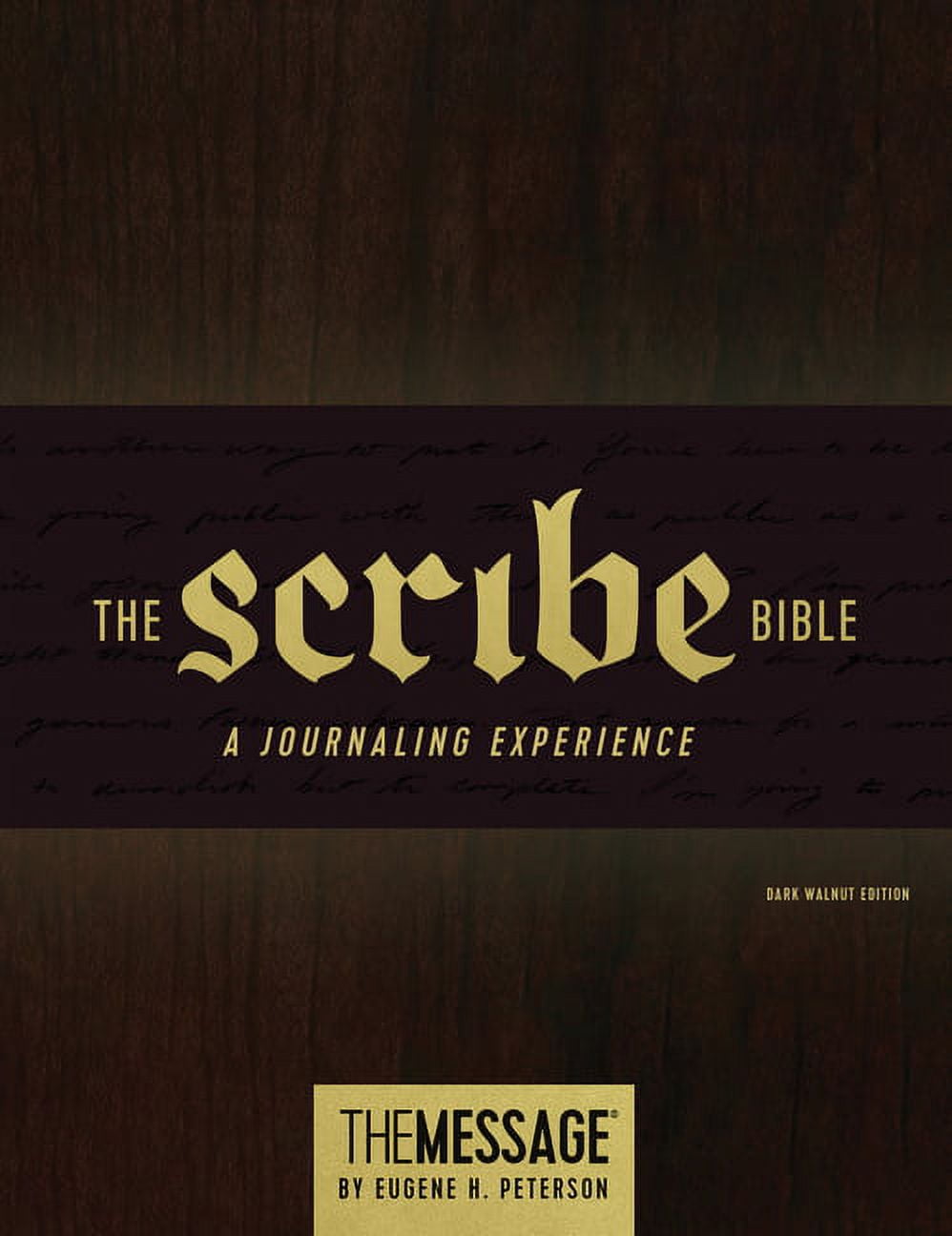 The Message Scribe Bible (Hardcover, Dark Walnut) : Featuring The ...