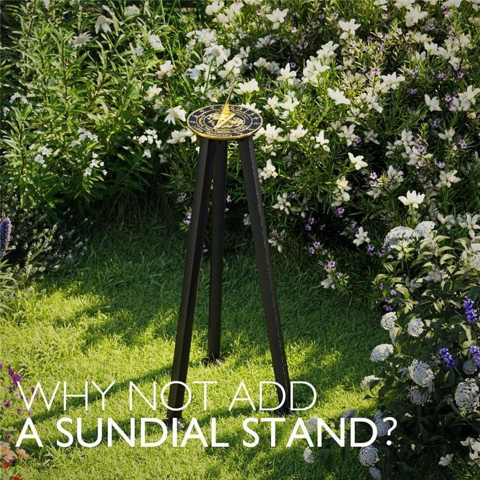 The Metal Foundry Outdoor Sundial Stand Plinth Sundials Pedestal ...