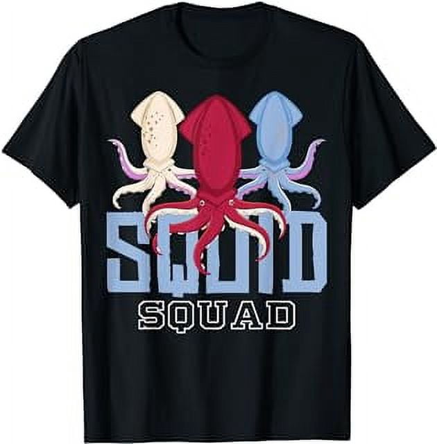 The Mighty Squid Squad Octopus Gang Gift Design Idea T-Shirt - Walmart.com
