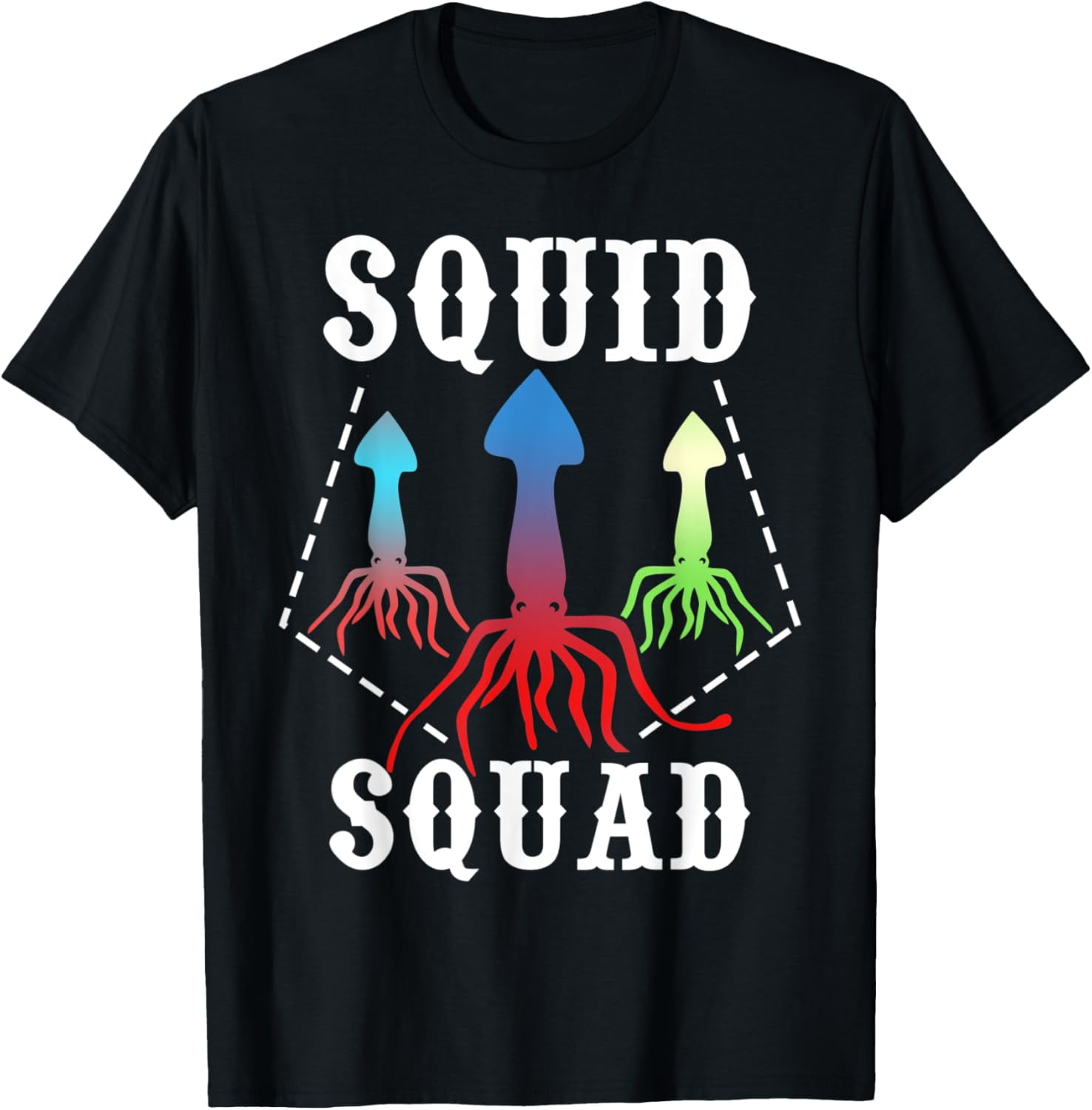 The Mighty Squid Squad Octopus Gang Gift Design Idea design T-Shirt ...