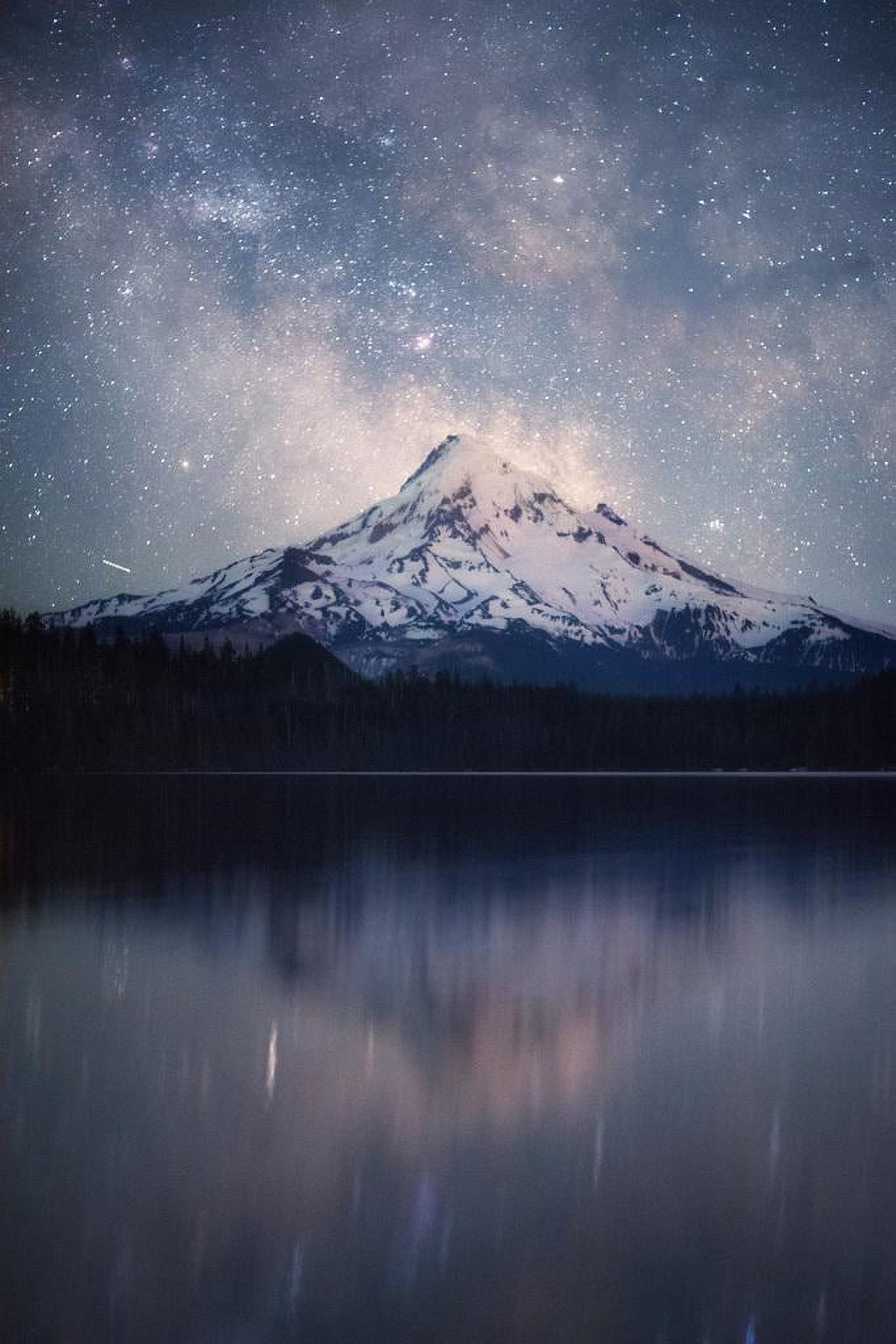 The Milky Way Over Lost Lake Mount Hood Oregon Photo Photograph Cool ...