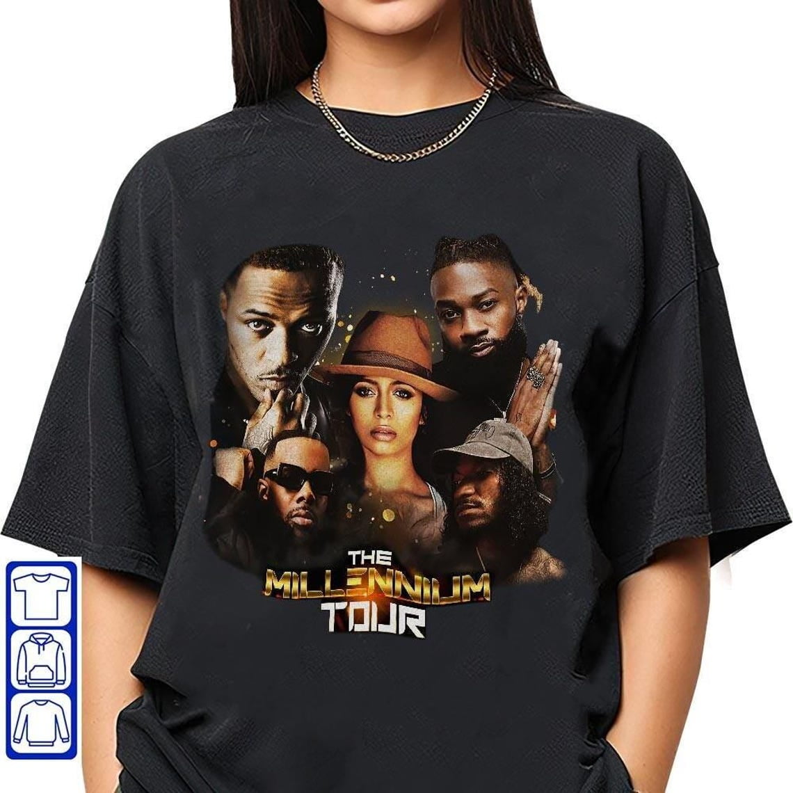The Millenniumm Tour Merch, Mario! Lloyd! Keri! Hilson Top, 90s RnB Rap ...