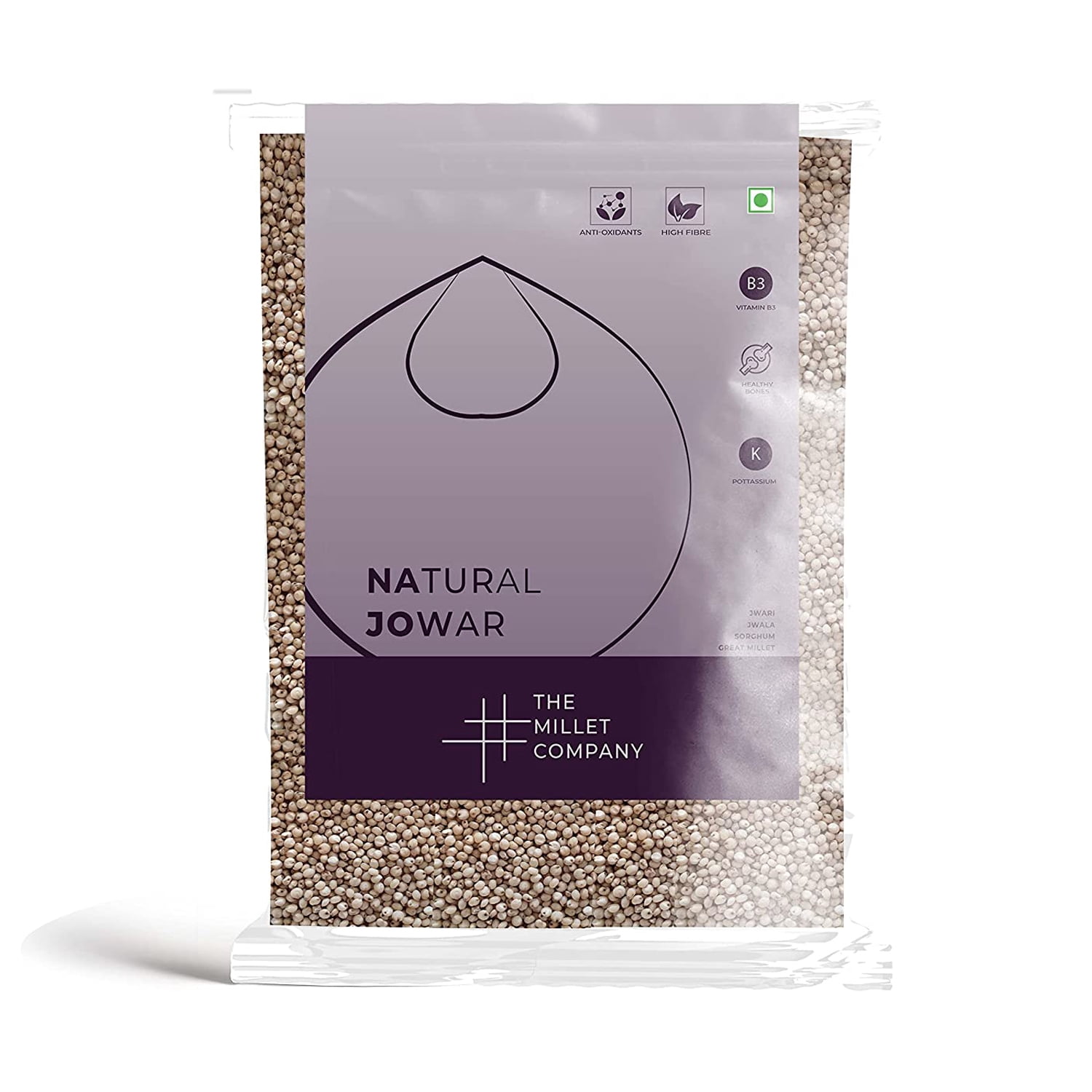 The Millet Company Natural Jowar Sorghum Whole Grains Gluten Free Non ...