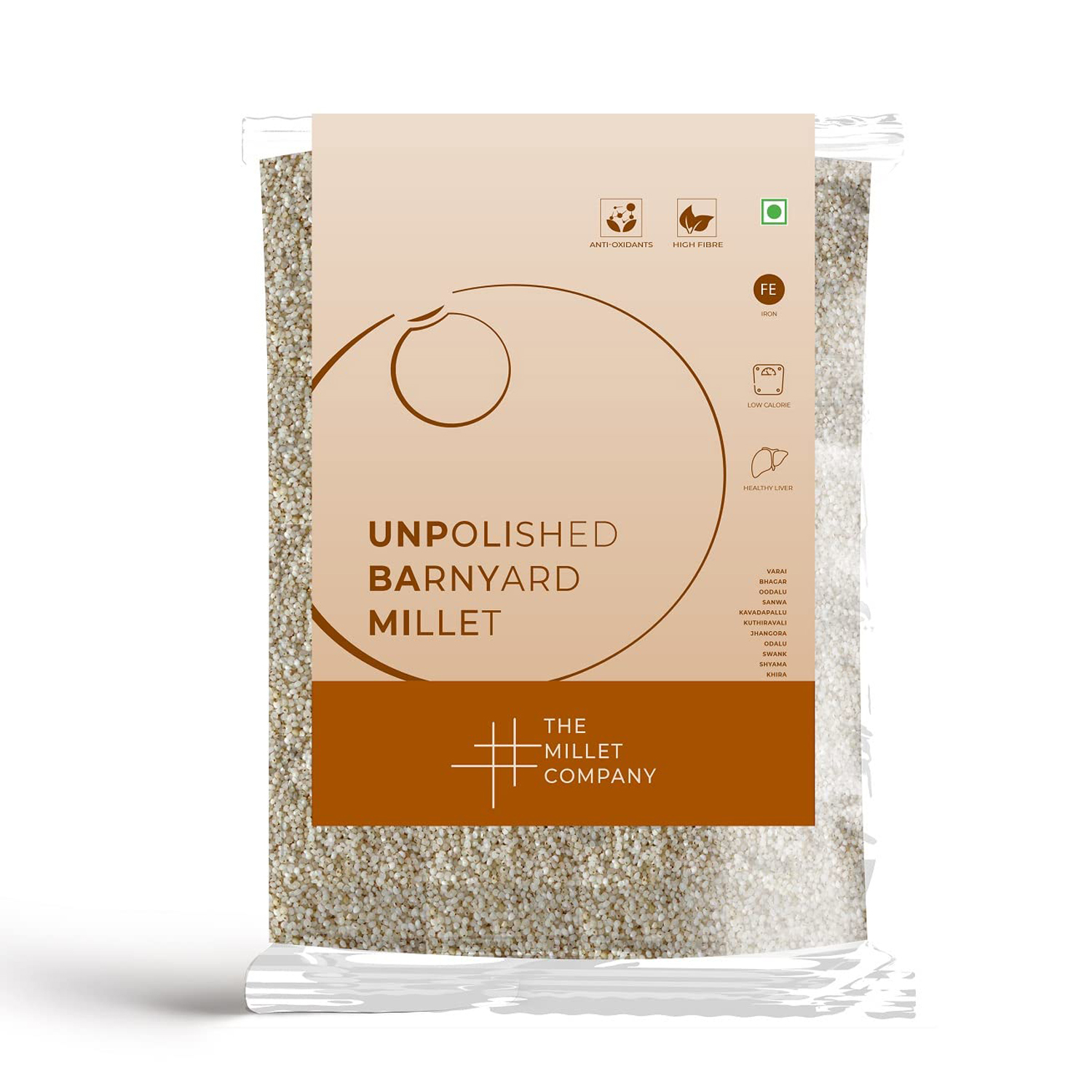 The Millet Company Unpolished Barnyard Millet Sanva, Oodalu, Bhagar ...