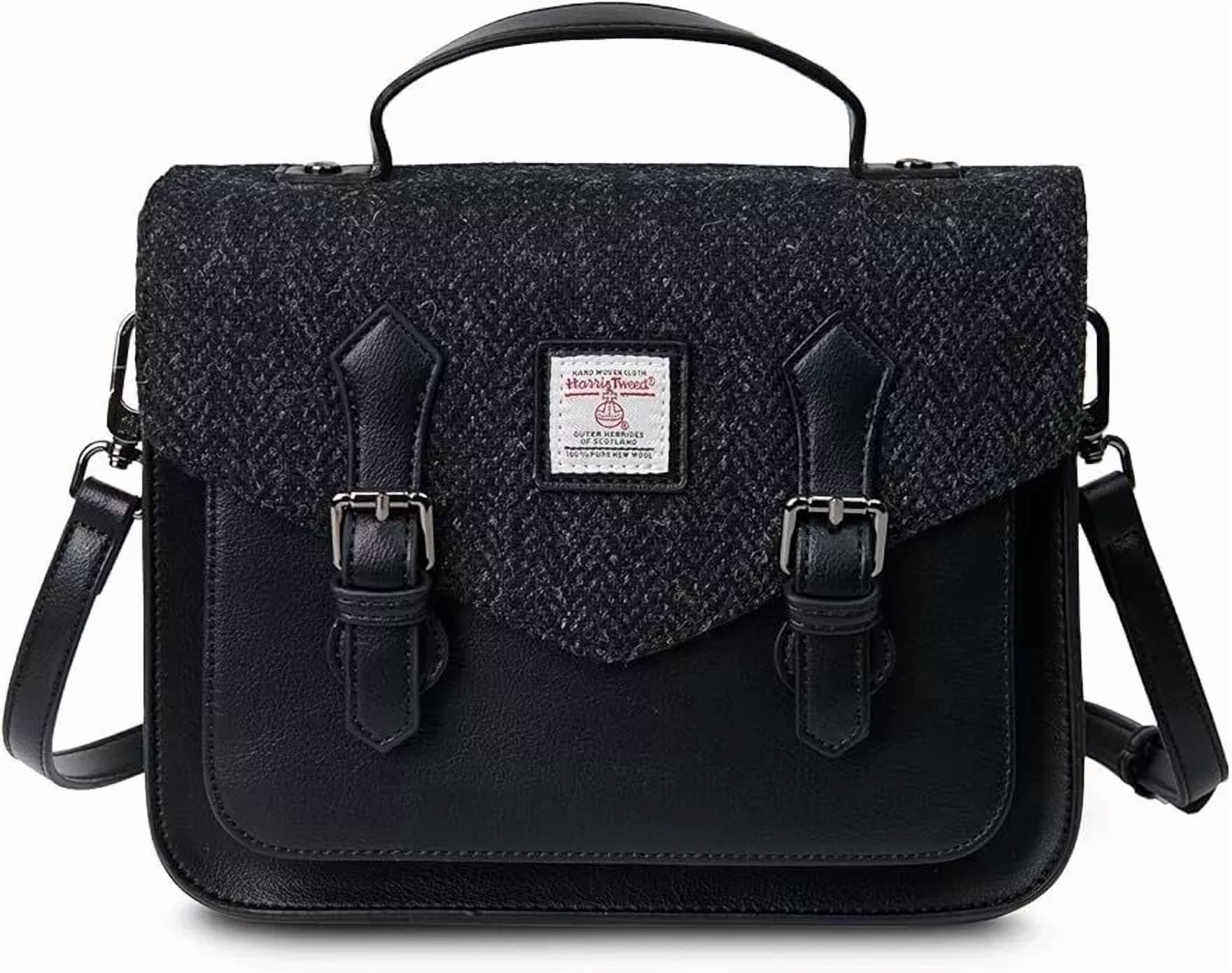 The Mini Calton Satchel - Ladies Satchel With HARRIS TWEED - Walmart.com