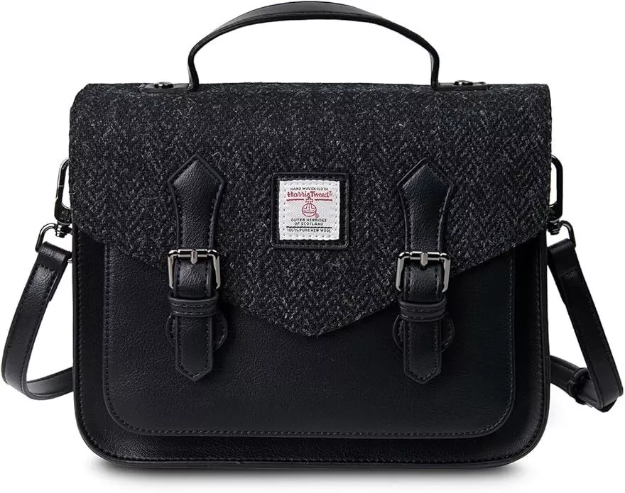 The Mini Calton Satchel - Ladies Satchel With HARRIS TWEED - Walmart.com