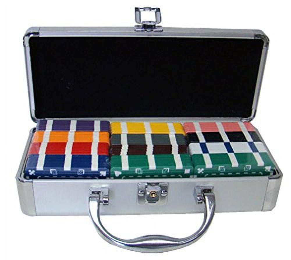 The Mint Poker Chip Set in Aluminum Carry Case - Casino Clay Composite ...