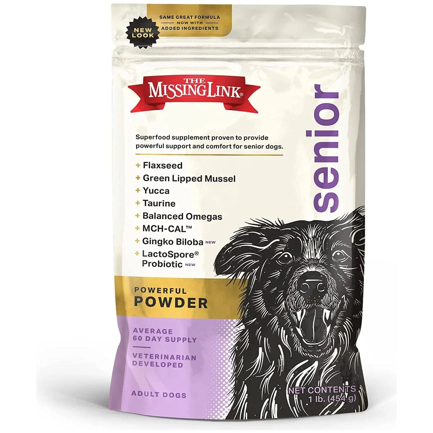 The Missing Link Senior Dog Superfood Supplement Powder 1lb - Walmart.com