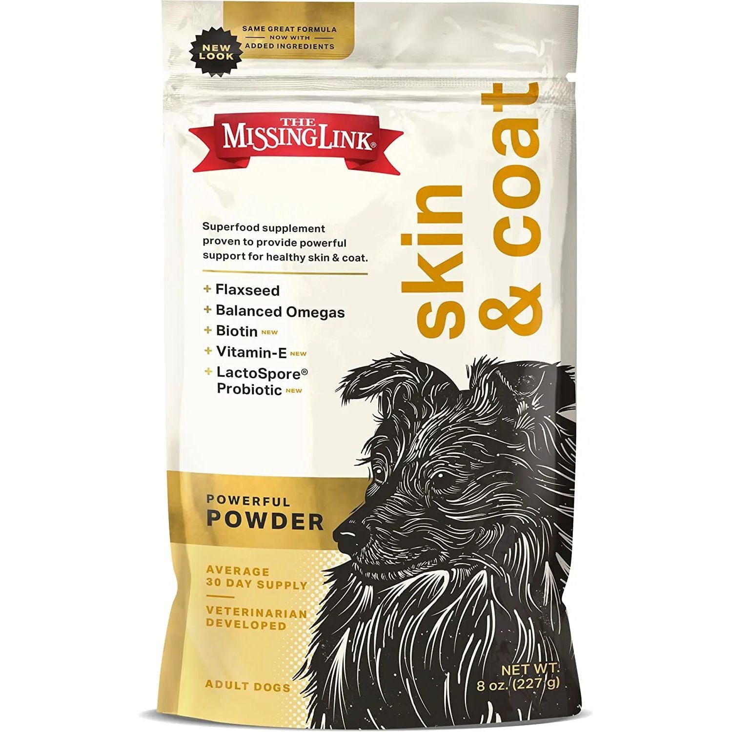 The Missing Link Skin and Coat Superfood Powder for Dogs 8 oz ...