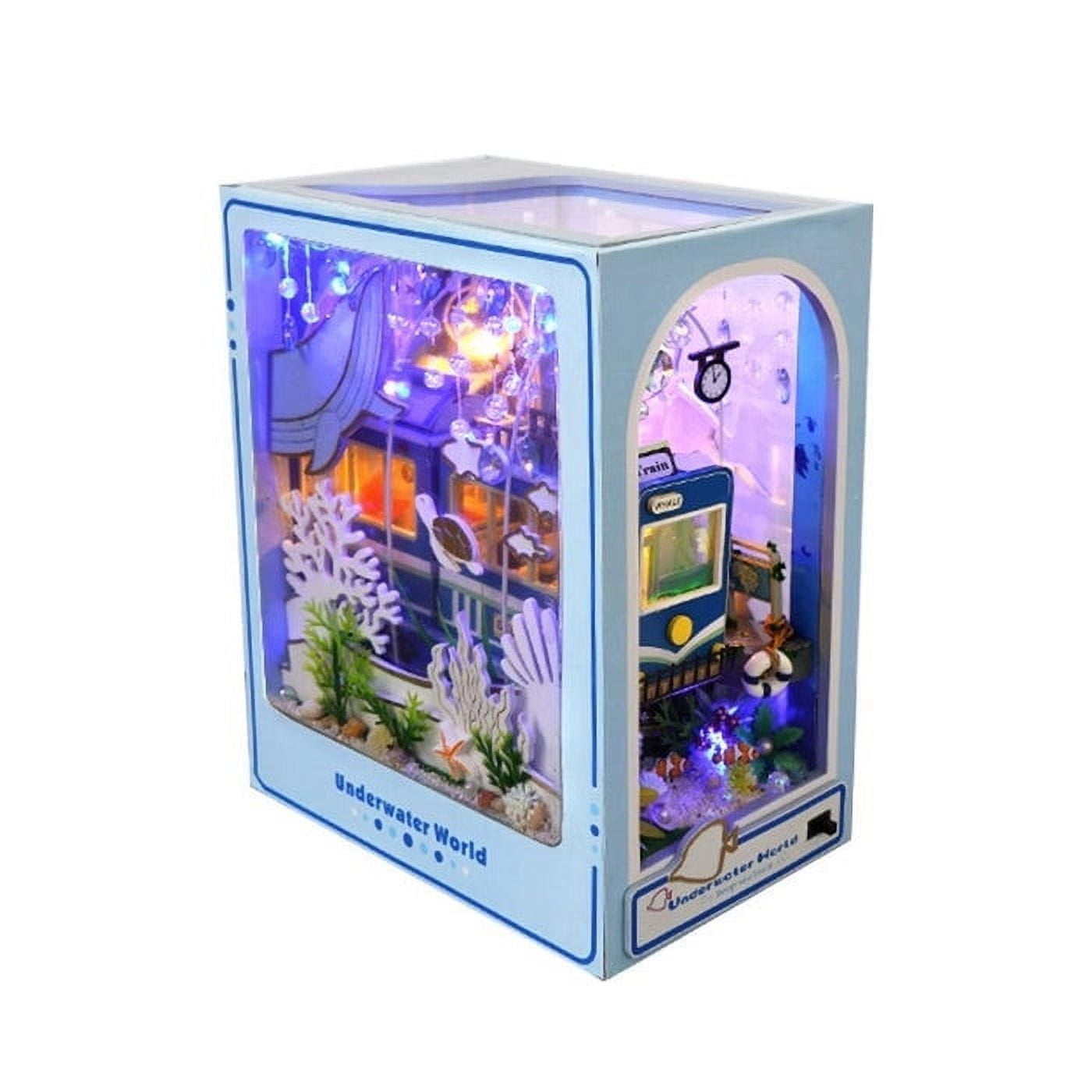 The Missing Piece- DIY Underwater World Book Nook Kit, LED Lights ...