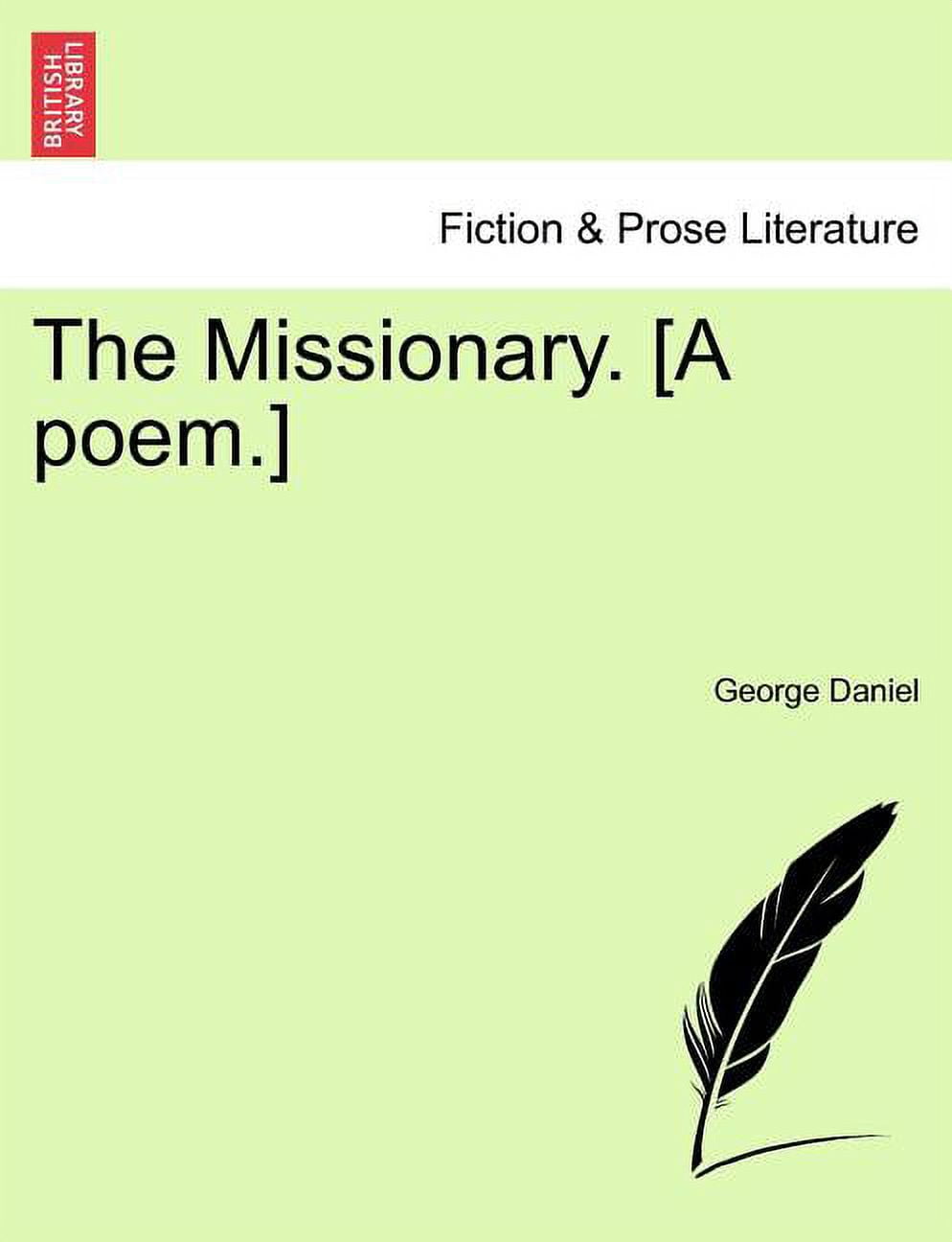 The Missionary. [A Poem.] (Paperback) - Walmart.com