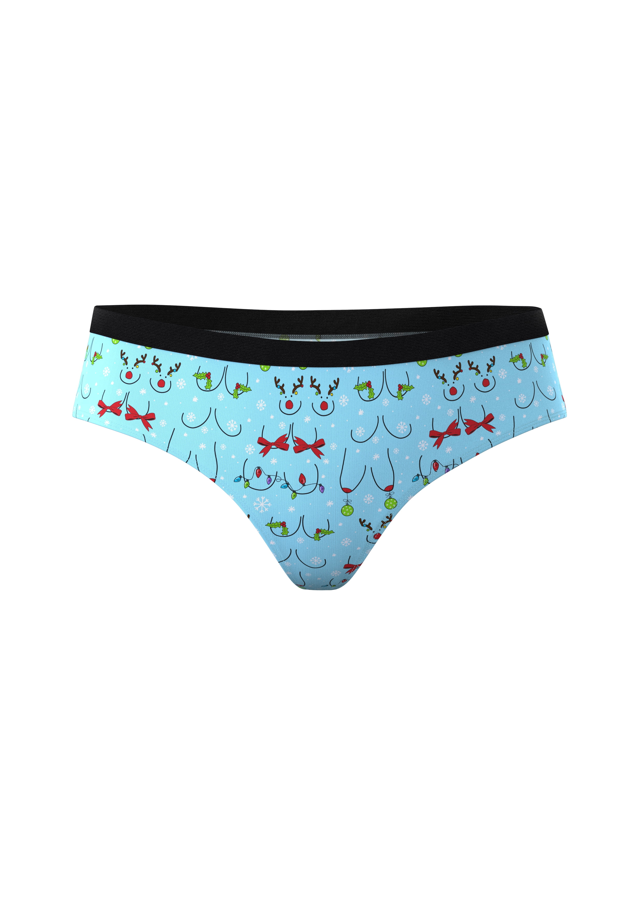 The Mistletits - Shinesty Christmas Bust Cheeky Underwear Small ...
