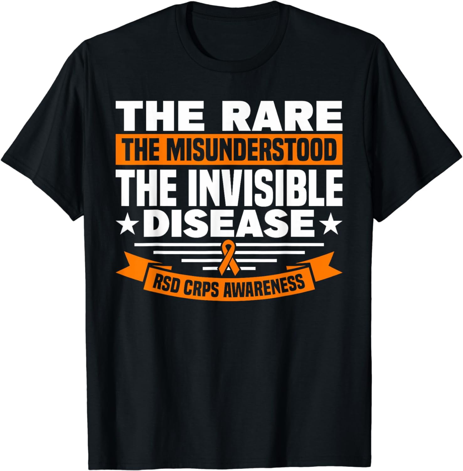 The Misunderstood The Invisible Disease RSD CRPS Awareness T-Shirt ...