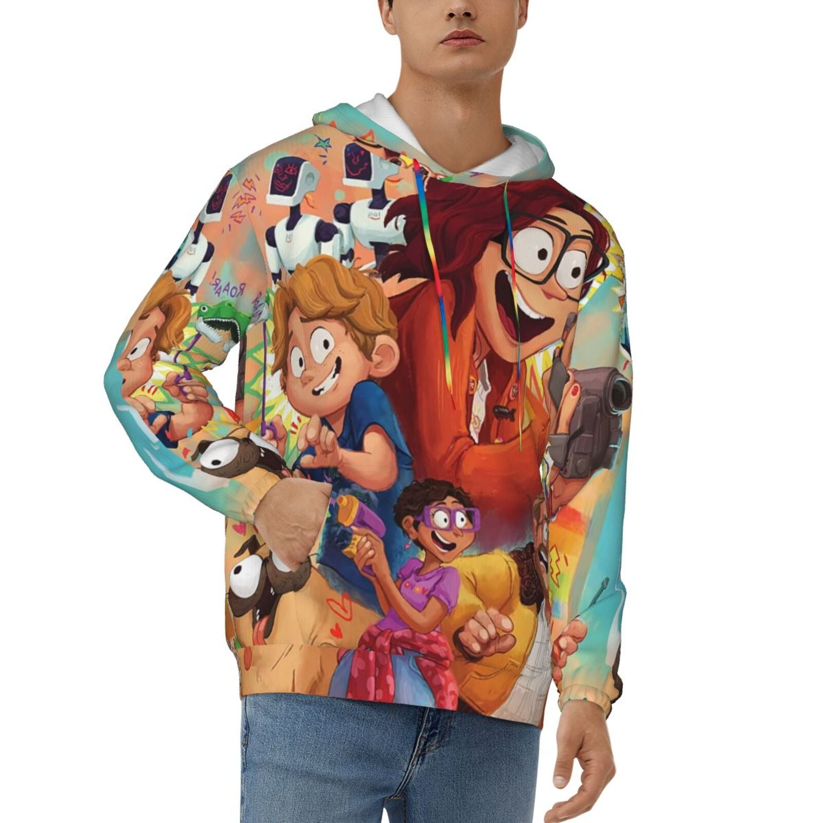 The Mitchells Vs Machines Men Women Unisex Hoodie 3D Print Cosplay ...