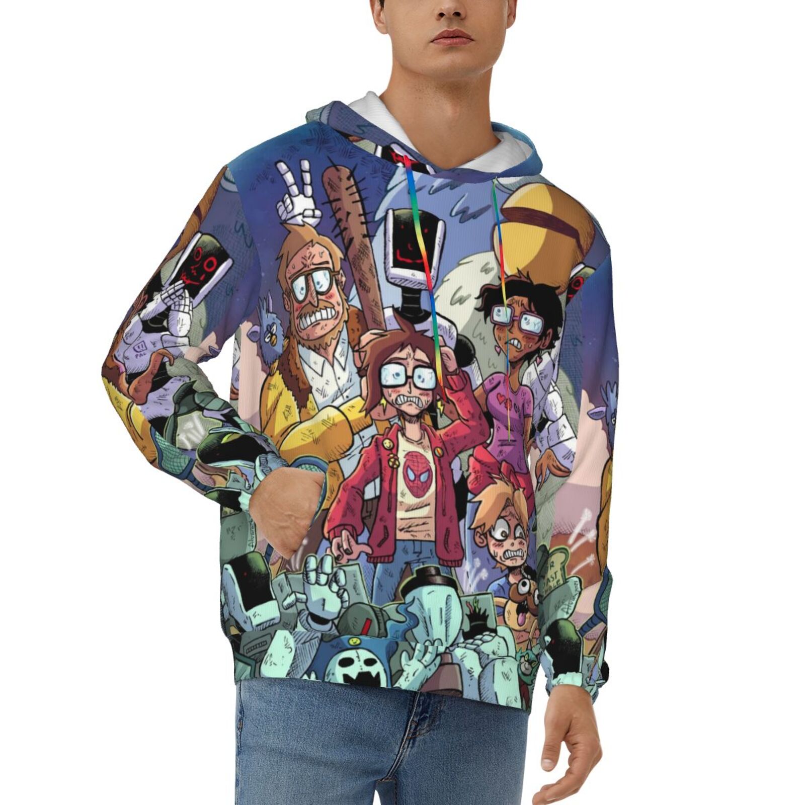 The Mitchells Vs Machines Men Women Unisex Hoodie 3D Print Cosplay ...