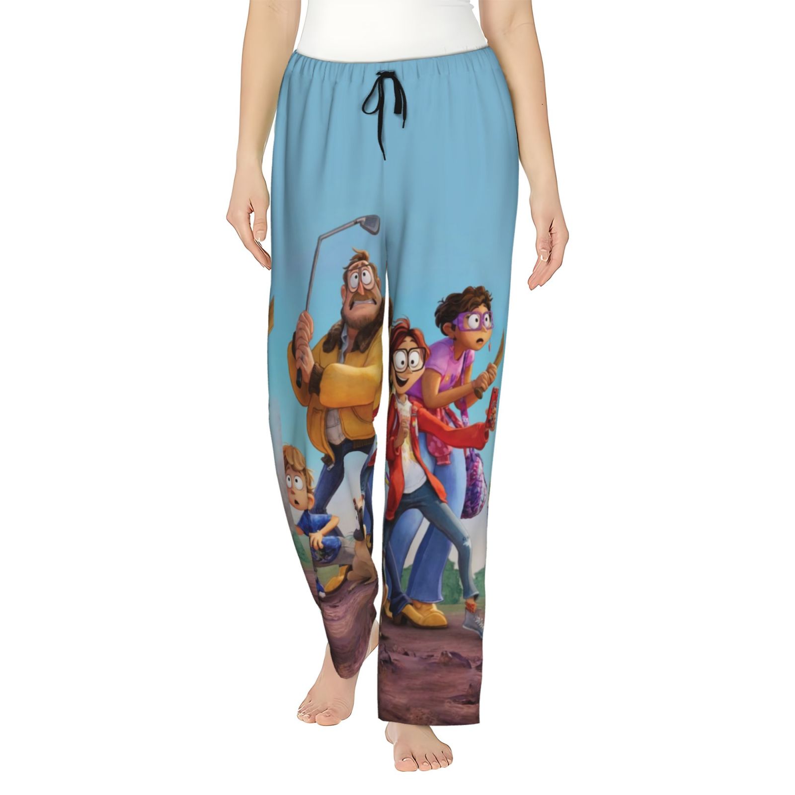 The Mitchells Vs Machines Women's Pajama Pants Funny All Over Print ...