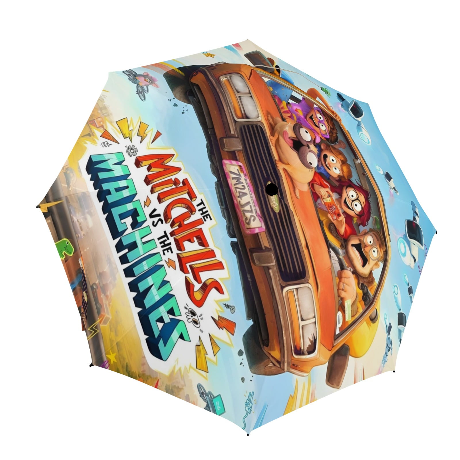 The Mitchells vs the Machines Semi-Automatic Foldable Umbrella ...
