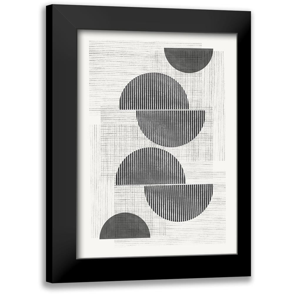 The Miuus Studio 11x14 Black Modern Framed Museum Art Print Titled - Retro Modern - Walmart.com