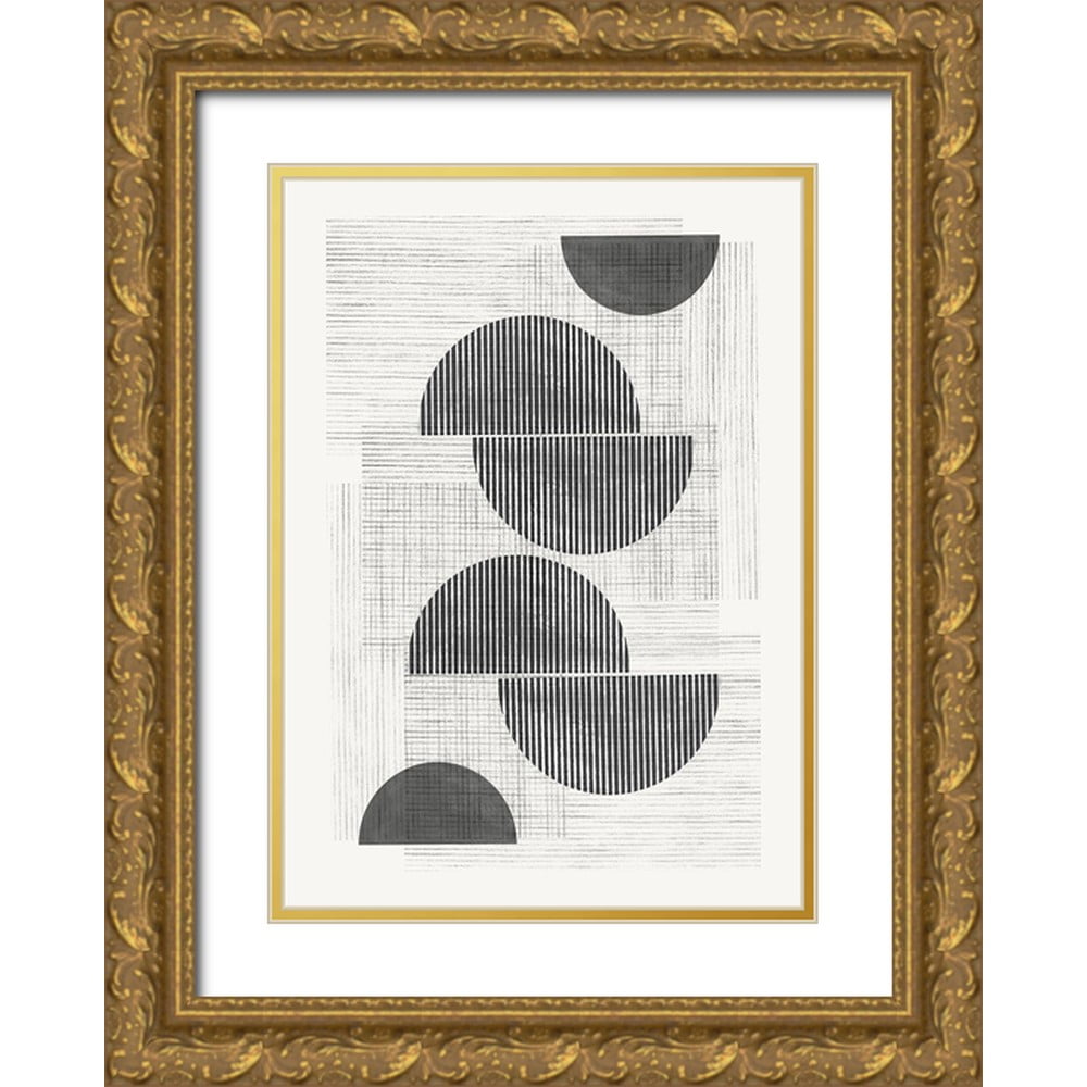 The Miuus Studio 11x14 Gold Ornate Wood Framed with Double Matting Museum Art Print Titled ...