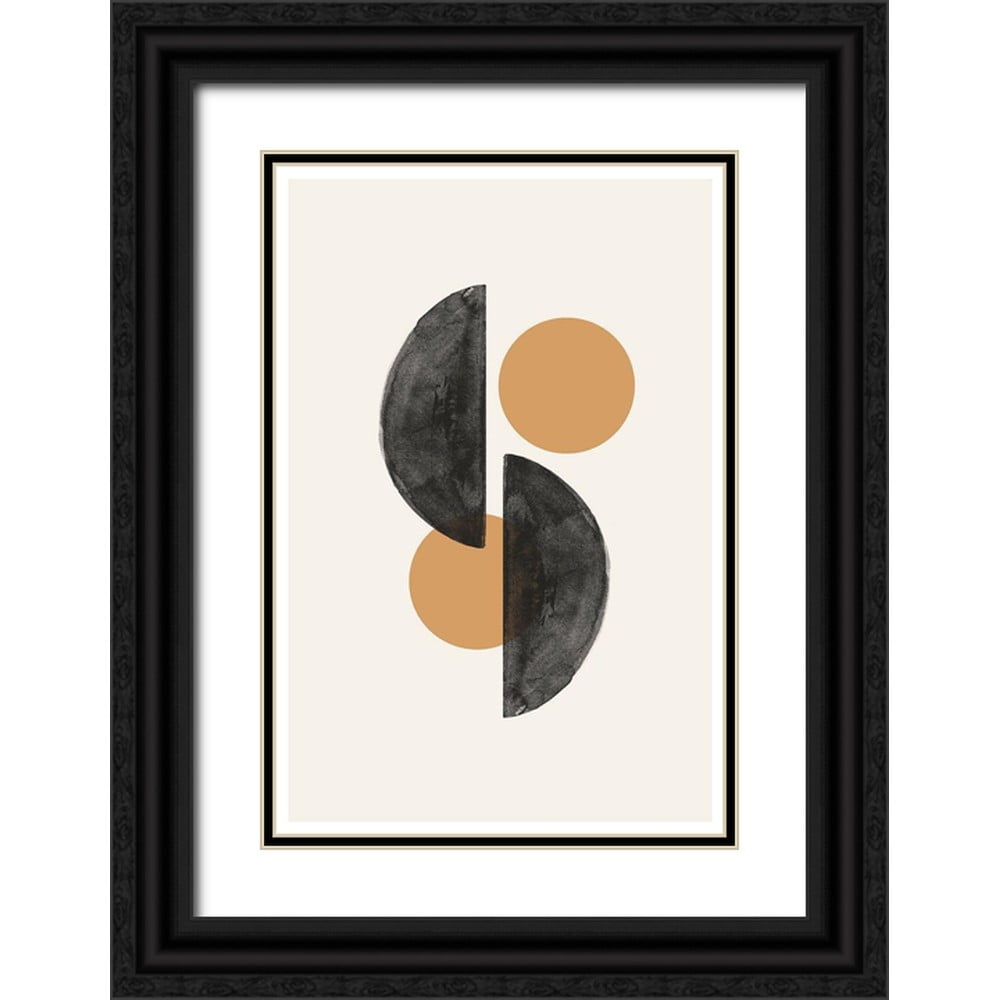 The Miuus Studio 17x24 Black Ornate Wood Framed with Double Matting Museum Art Print Titled ...