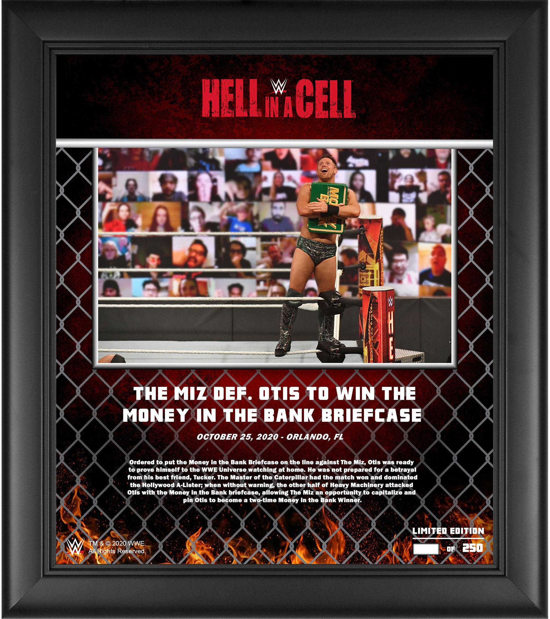 The Miz World Wrestling Entertainment Framed 15" x 17" 2020 Hell In A Cell Collage - Limited ...