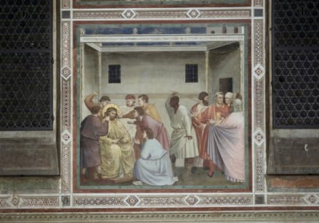 The Mocking of Christ, Giotto (ca. 1266-1337 Italian), Arena Chapel ...