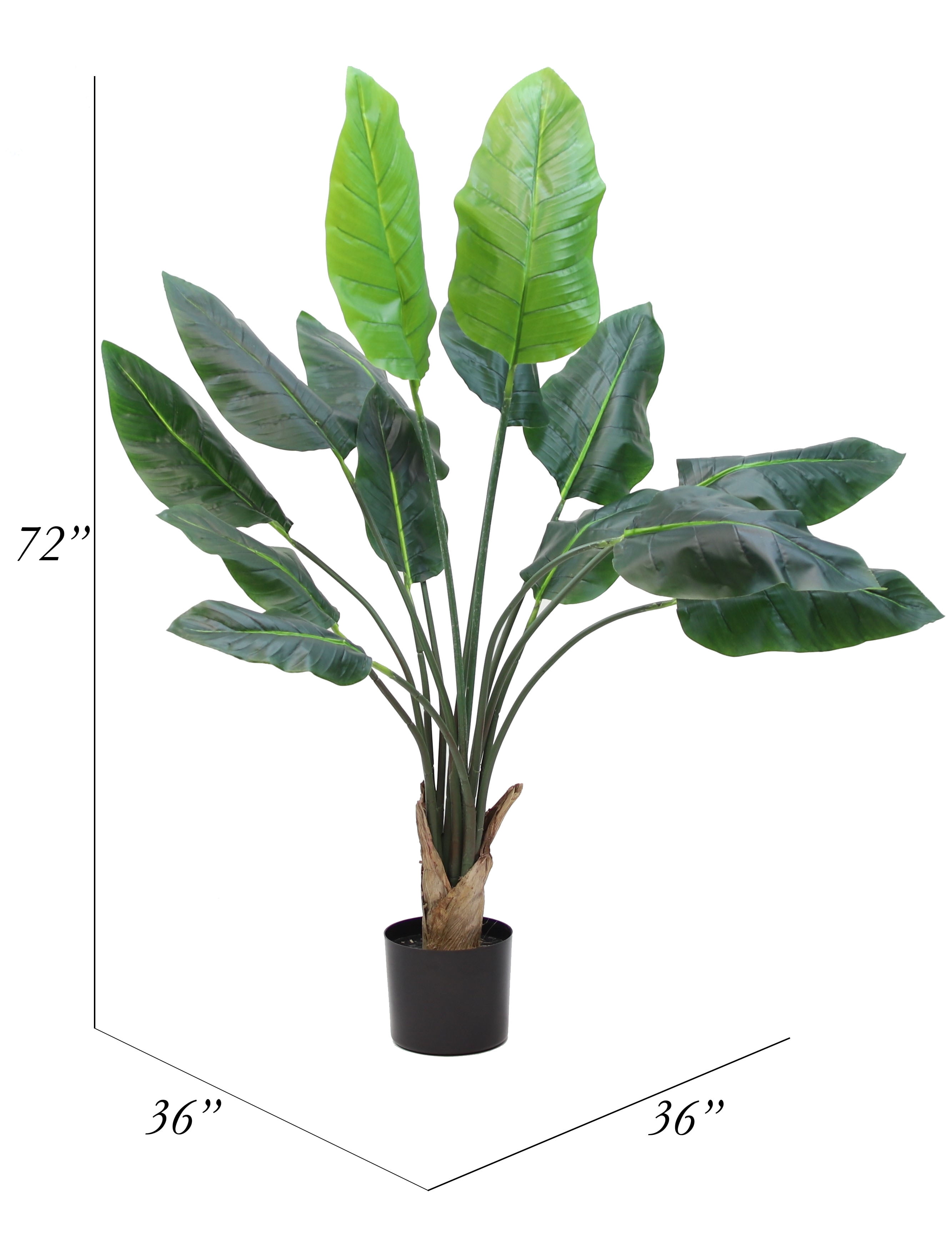 Free Shipping! The Mod Greenhouse 72in Faux Bird of Paradise Plant in ...