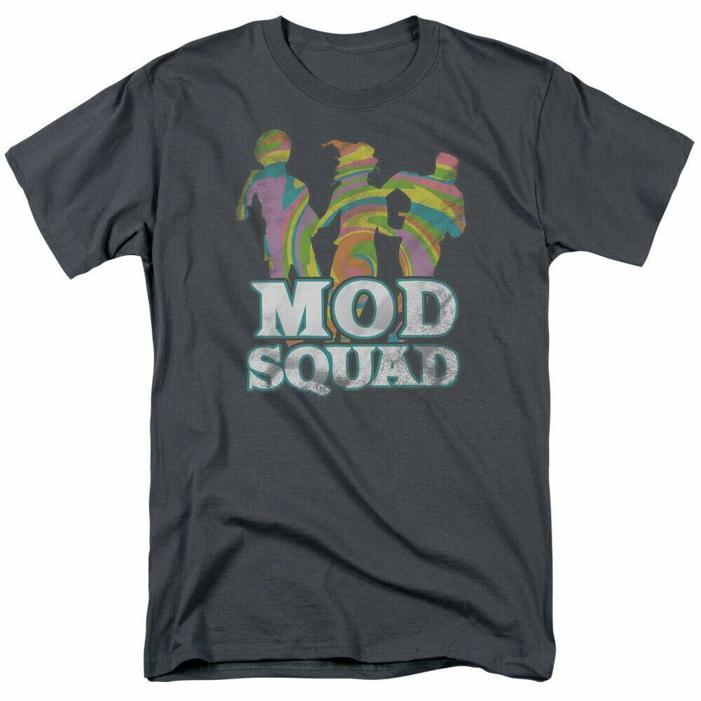 The Mod Squad Mod Squad Run Groovy T Shirt Mens Licensed Classic TV Charcoal - Walmart.com