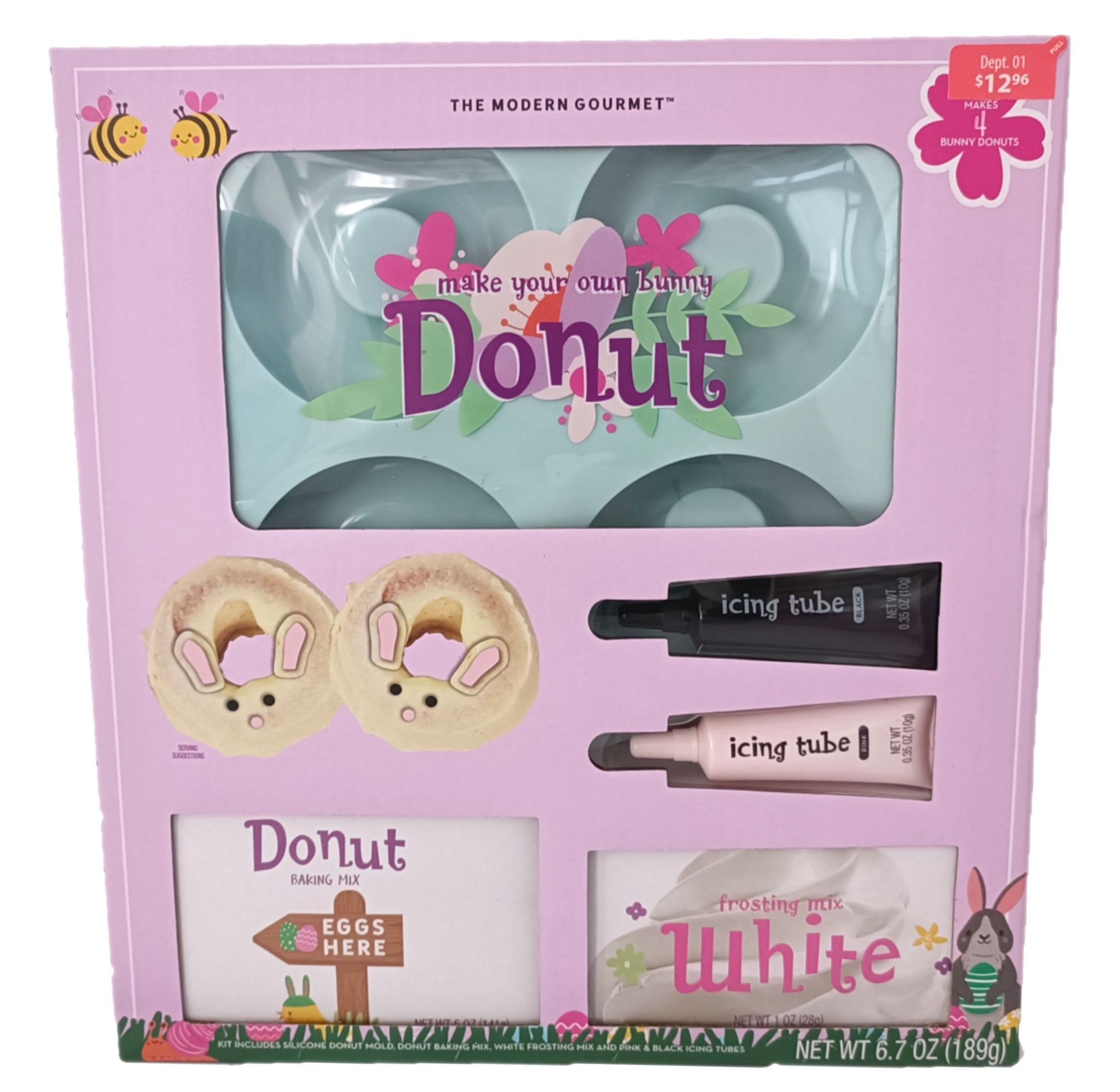 The Modern Gourmet Donut Set with Silicone Donut Pan, 6.7 oz - Walmart.com